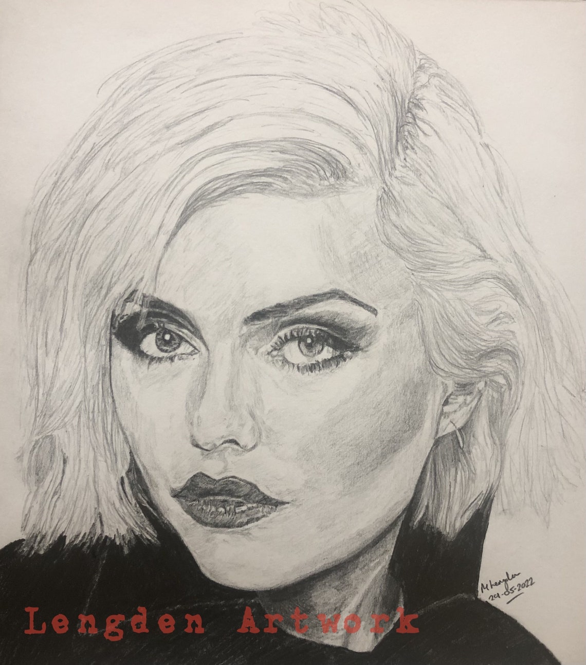 Debbie Harry Pencil Sketch - Etsy