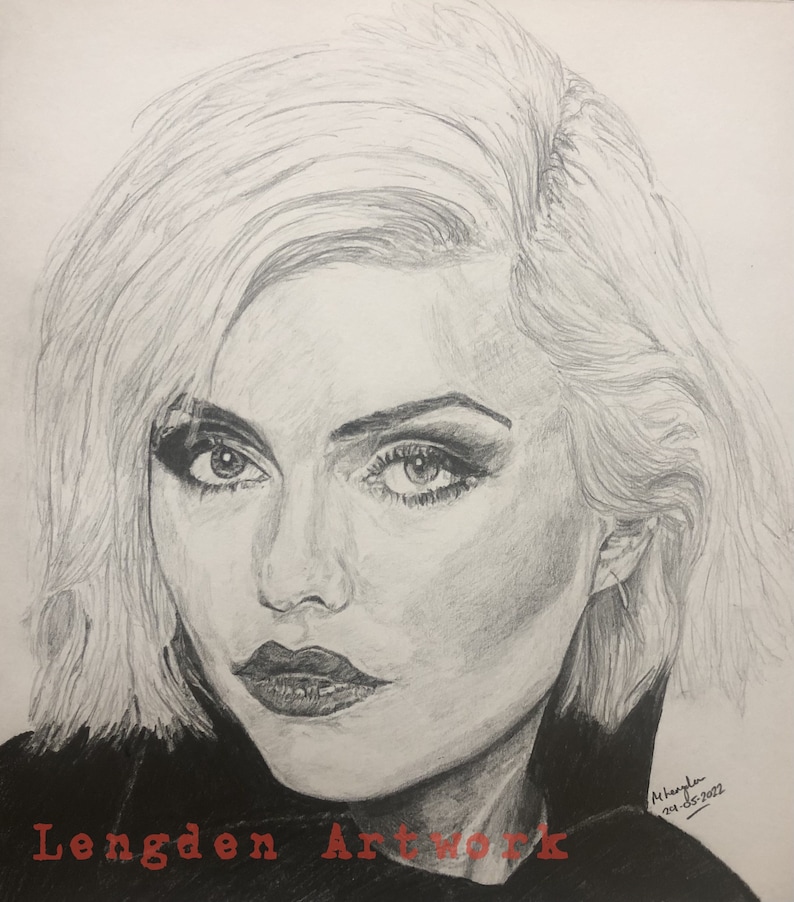 Debbie Harry Pencil Sketch - Etsy