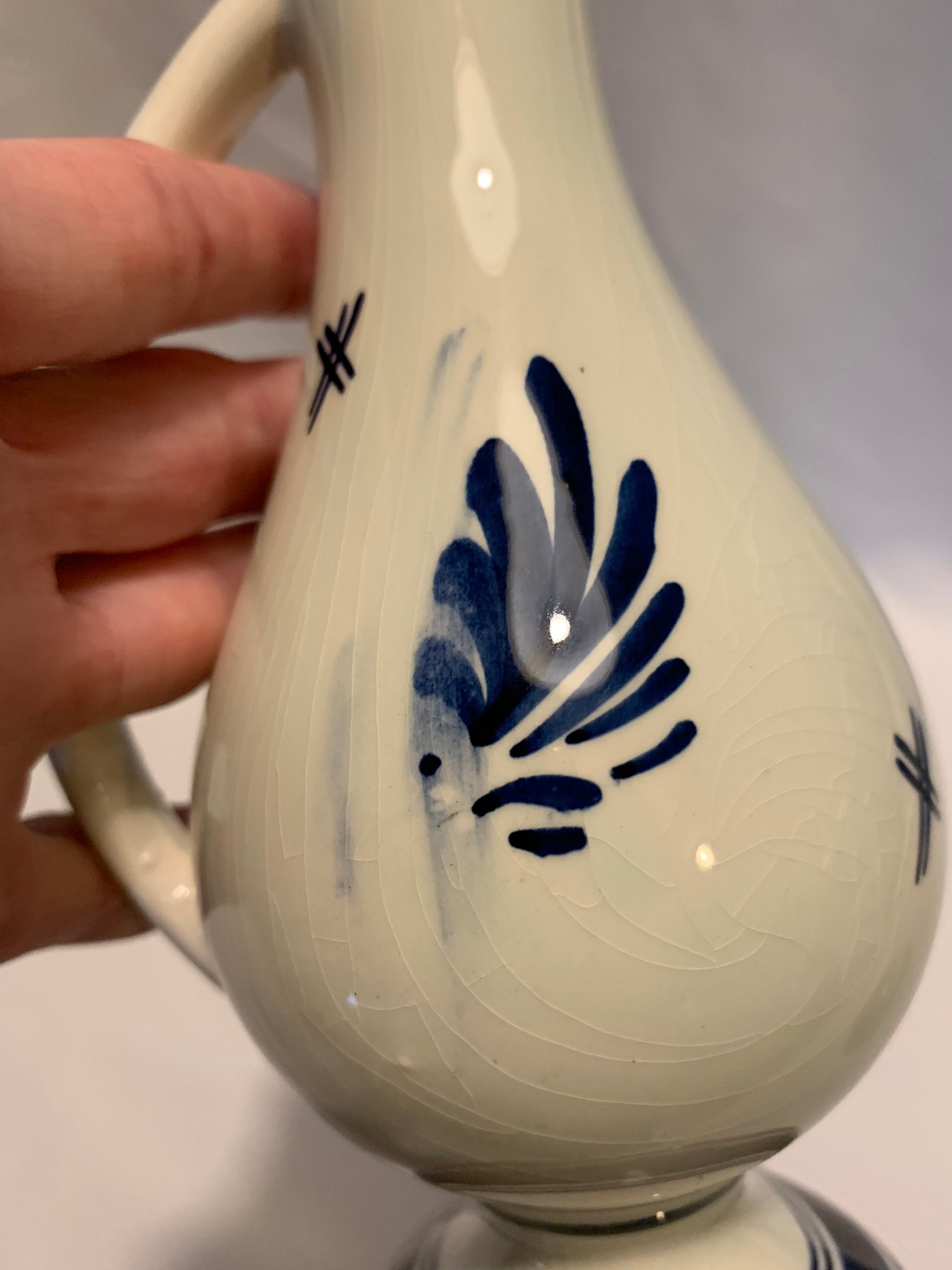 Vintage Delft Blue Made in Holland Pitcher. | Etsy