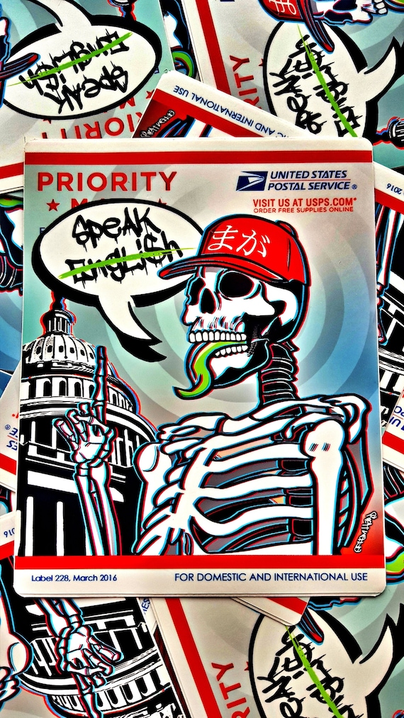 Priority Mail Sticker Art