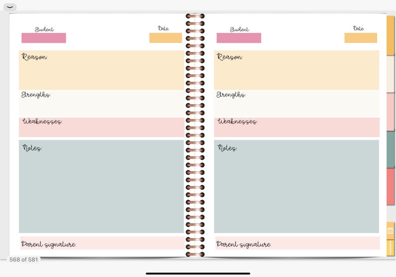 Teacher Templates (PDF) - Etsy