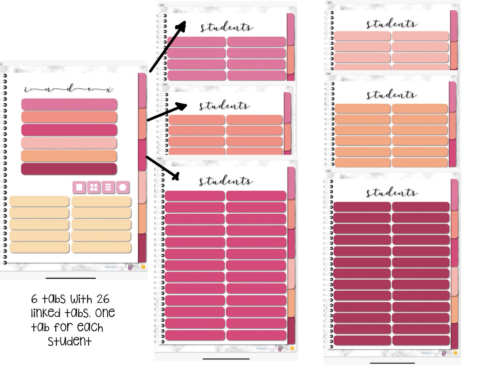 Teacher Digital Planner (student Data Tracker) - Etsy