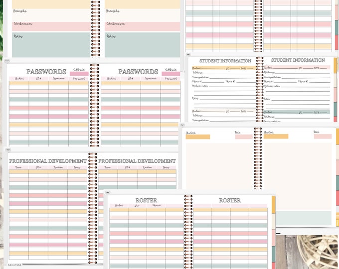 Teacher Digital Planner student Data Tracker - Etsy