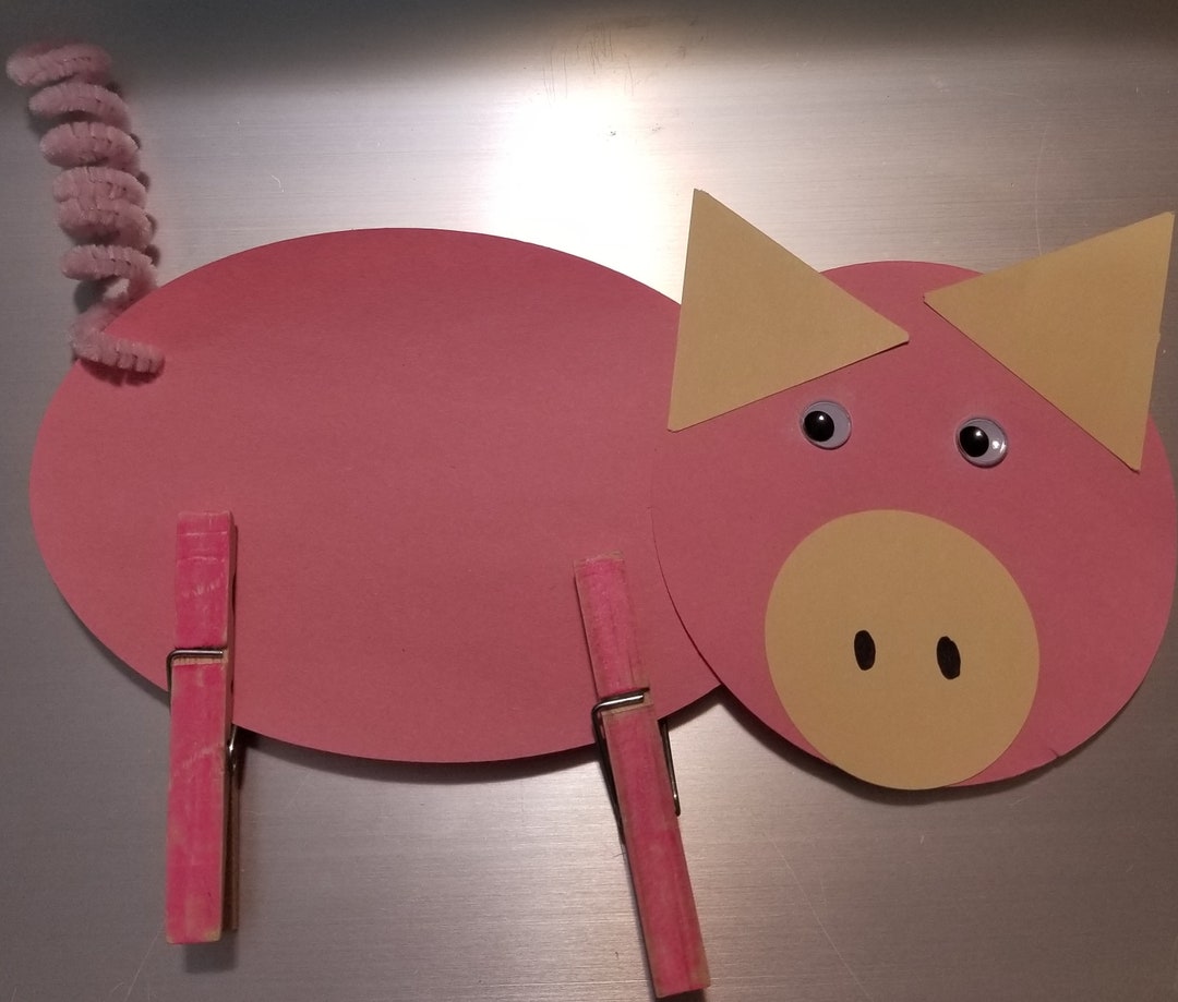 3 Little Pigs Craft - Etsy