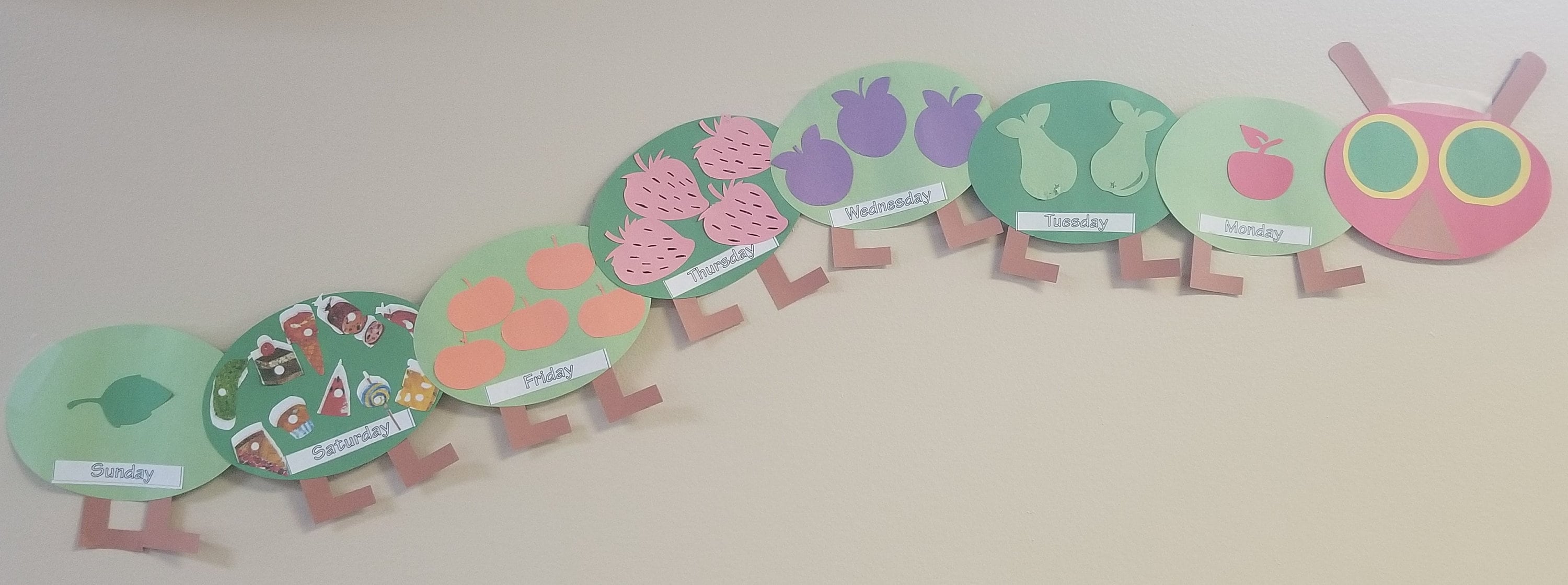 Very Hungry Caterpillar Craft - Etsy