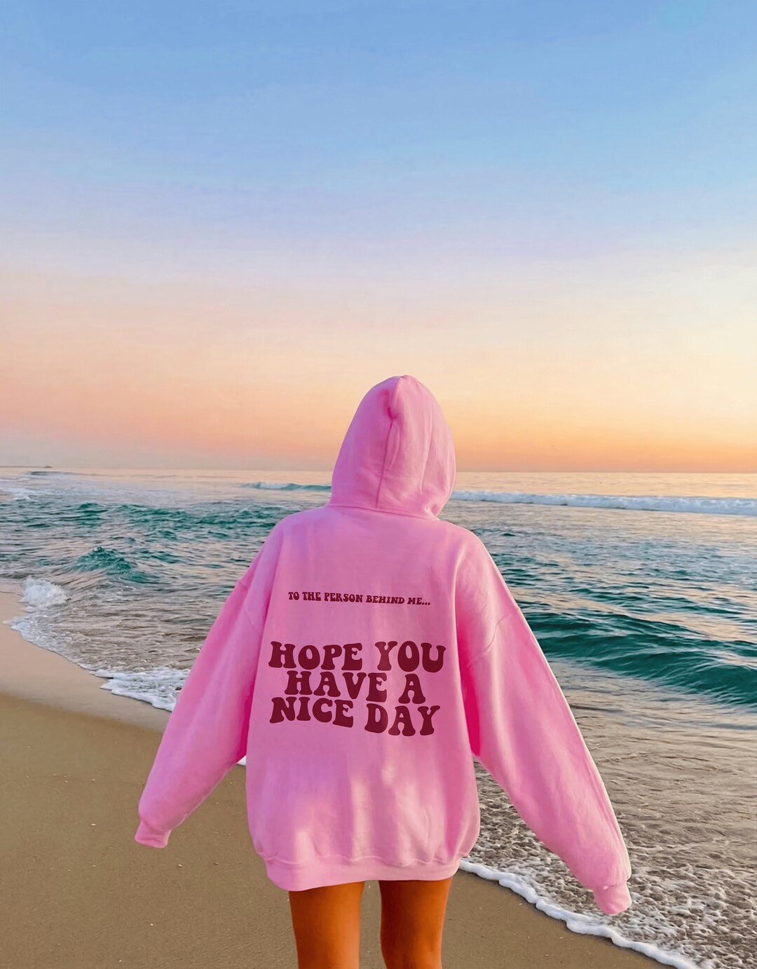 Dear Person Behind Me Hoodie, Trendy Sweatshirt, Aesthetic Sweatshirt ...