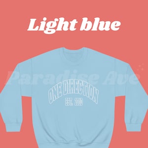 1D Anniversary Crewneck Sweatshirt | 1D Merch | 1D Gift - Etsy