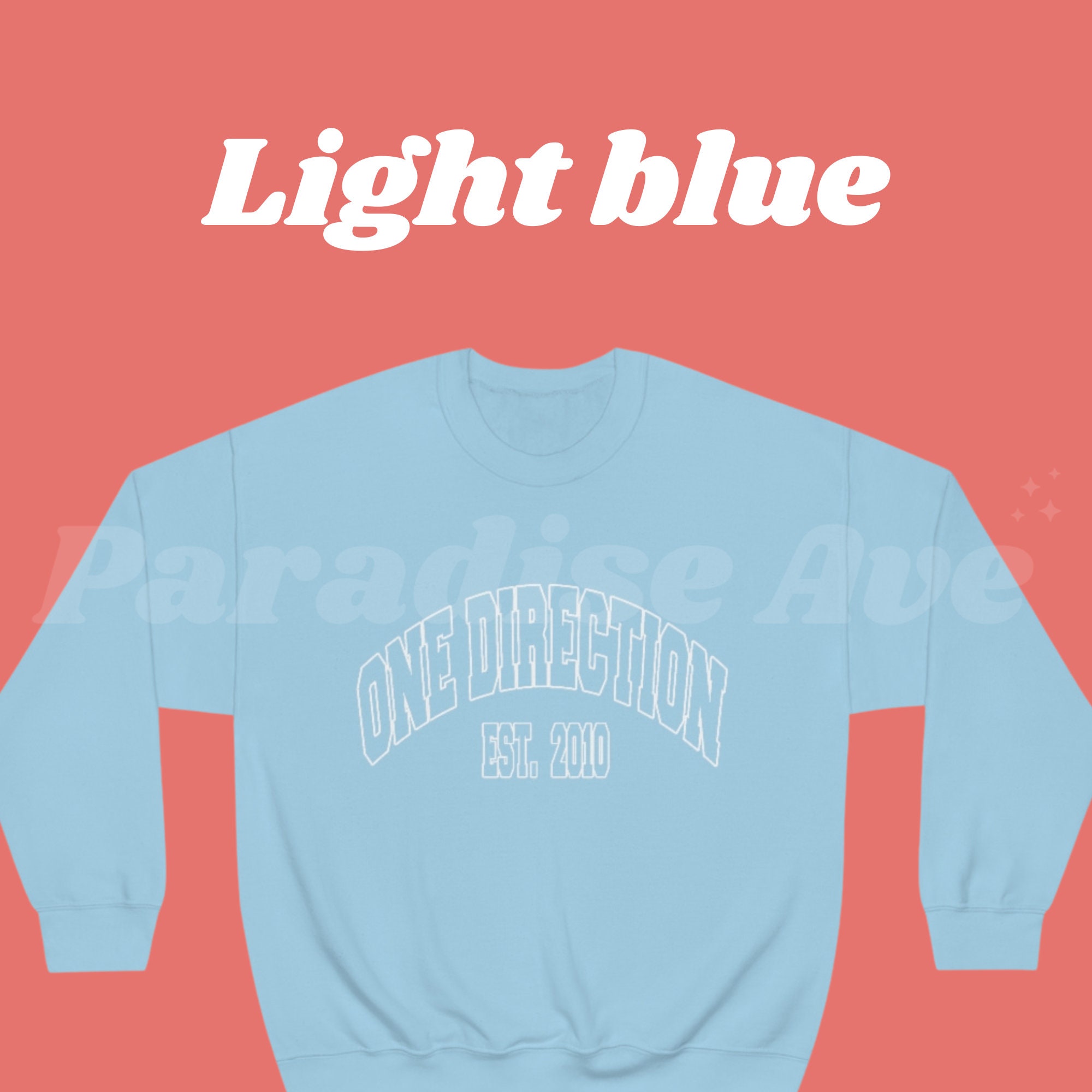 1D Anniversary Crewneck Sweatshirt 1D Merch - Etsy