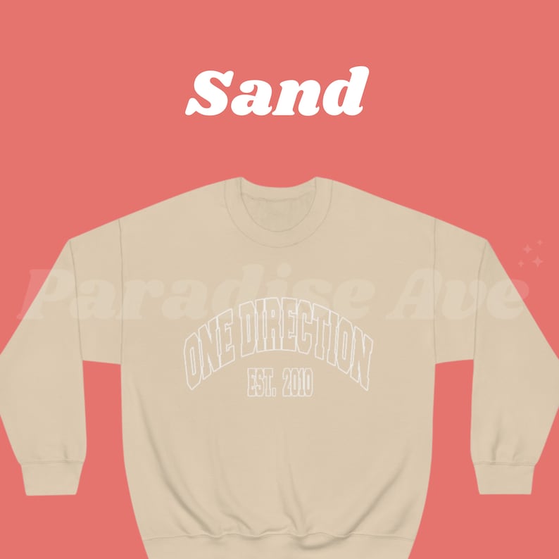 1D Anniversary Crewneck Sweatshirt 1D Merch - Etsy