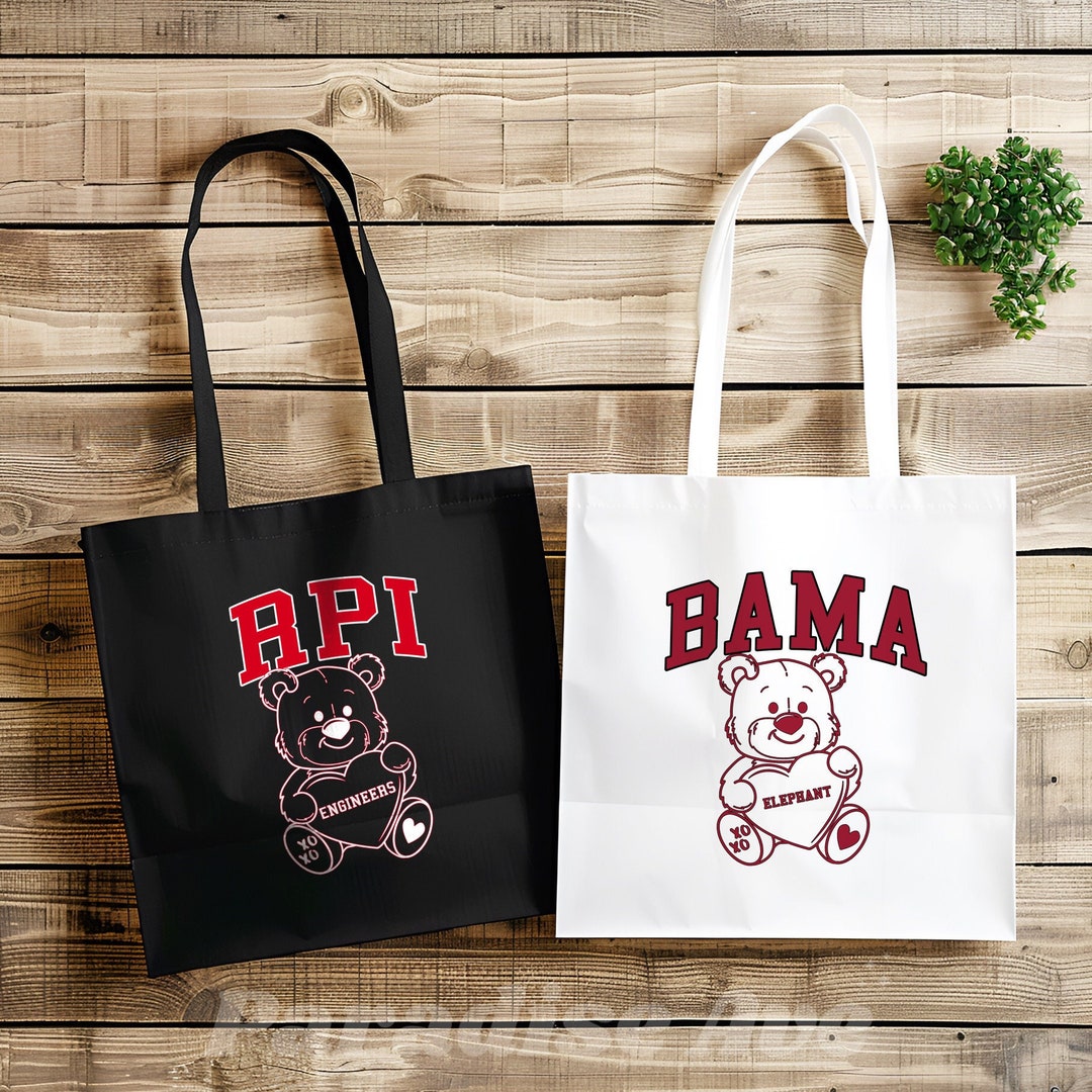 Custom College Tote Bag, Custom College Merch, Custom Sorority Bag ...