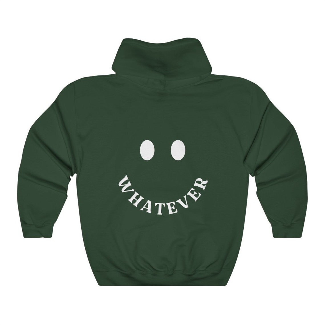 Whatever Smiley Face Hoodie - Etsy