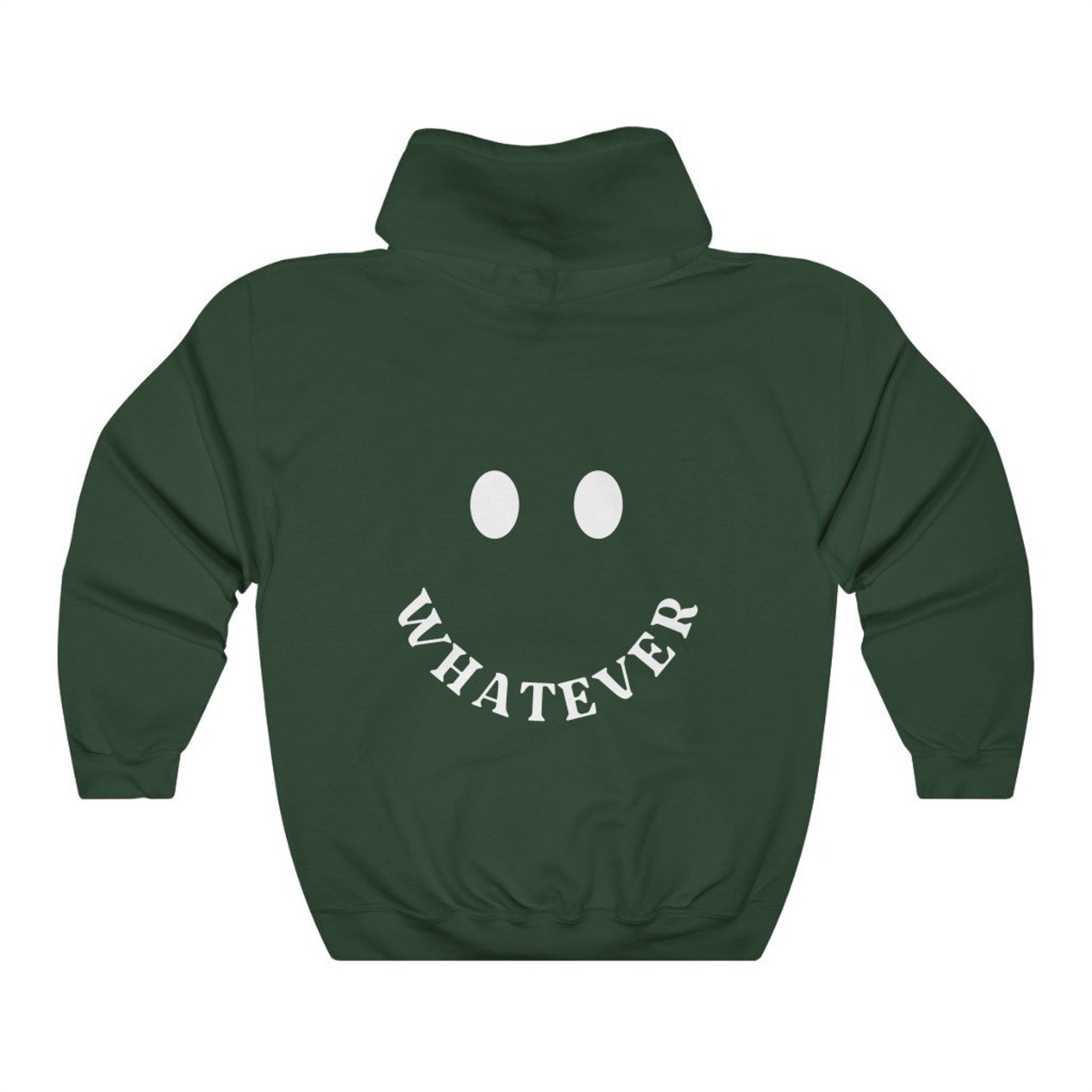 Whatever Smiley Face Hoodie - Etsy