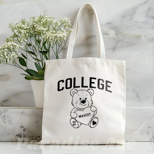 Custom College Tote Bag, Custom College Merch, Custom Sorority Bag ...