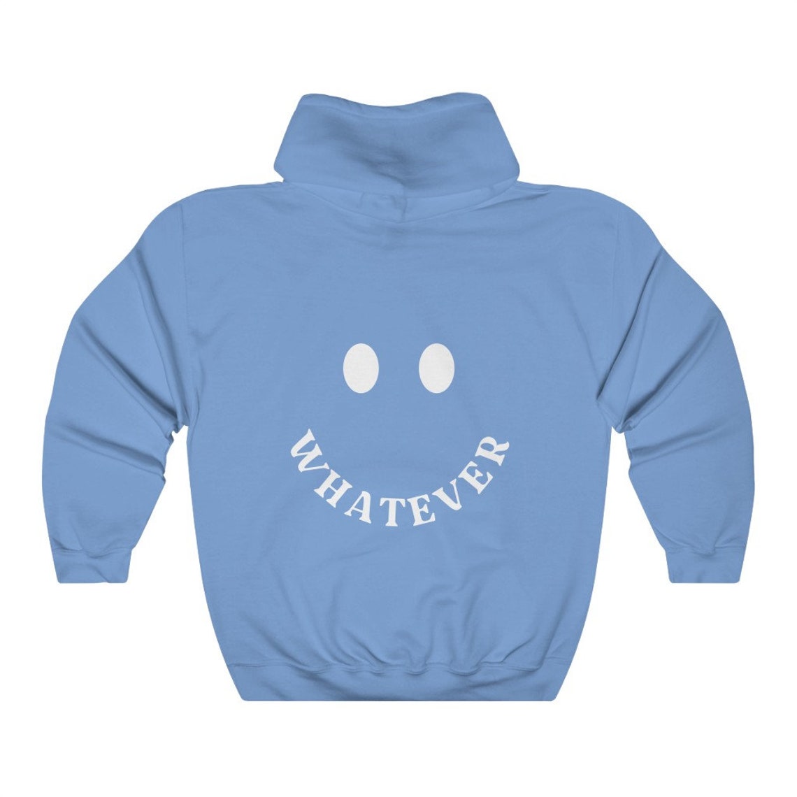 Whatever Smiley Face Hoodie - Etsy