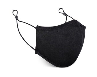 Mr. Mustachio Gold Glitter Black Face Mask for Festivals and - Etsy