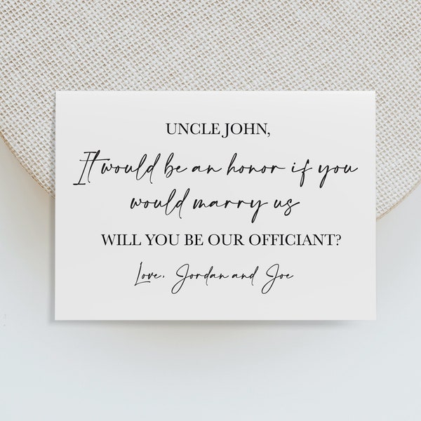 Officiant - Etsy