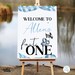 FAST ONE First Birthday Welcome Custom Sign, Race Car Welcome Sign ...