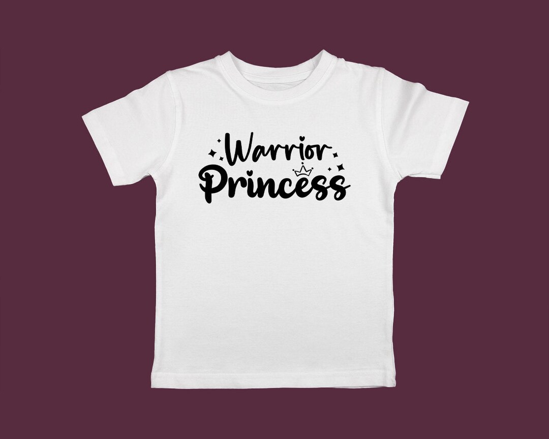 Warrior Princess SVG/PNG | Empowering Kids Design | DIY Clothing and ...