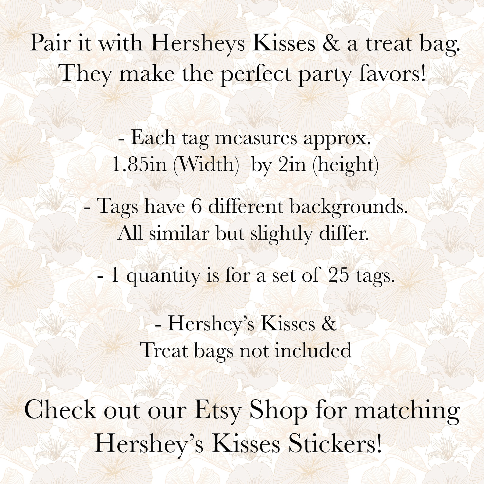 SET OF 25 Kisses From the Soon to Be Mrs Tags, Hershey's Kisses Party ...