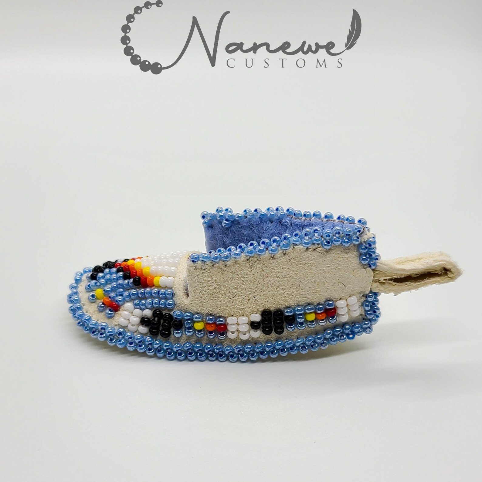 Handmade Native American Beaded Mini Moccasin Key Chain - Etsy