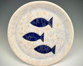 Pottery Fish Plate | Etsy