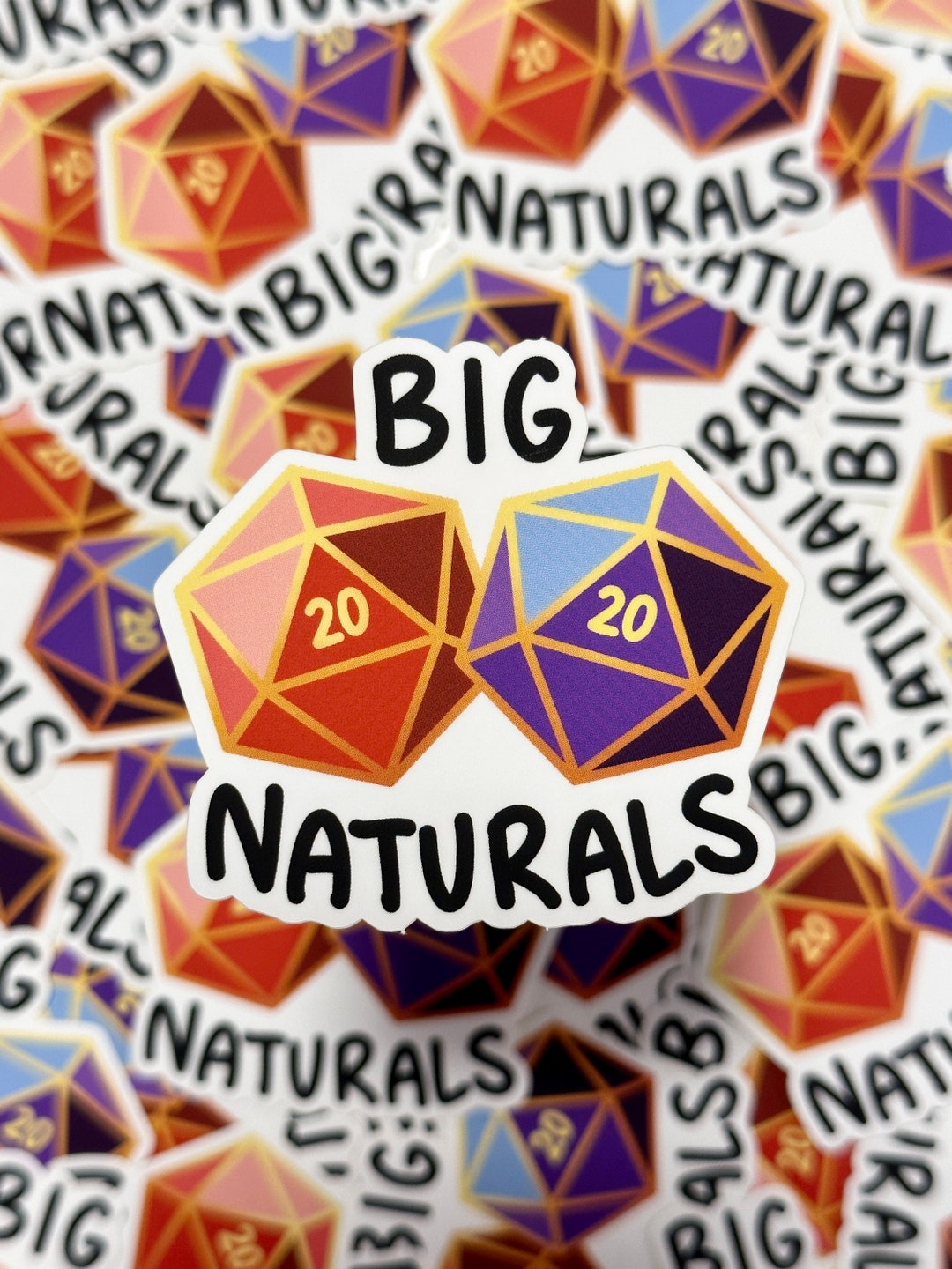 Big Naturals D20 Critical Success Dnd Dice Vinyl Weatherproof - Etsy