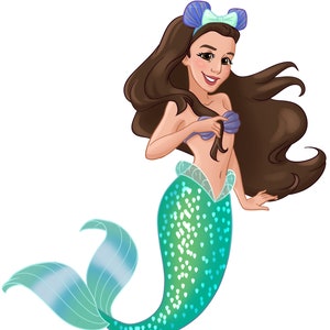 Mermaids Portrait | Mermaids | King Neptune | Cartoon Portrait ...