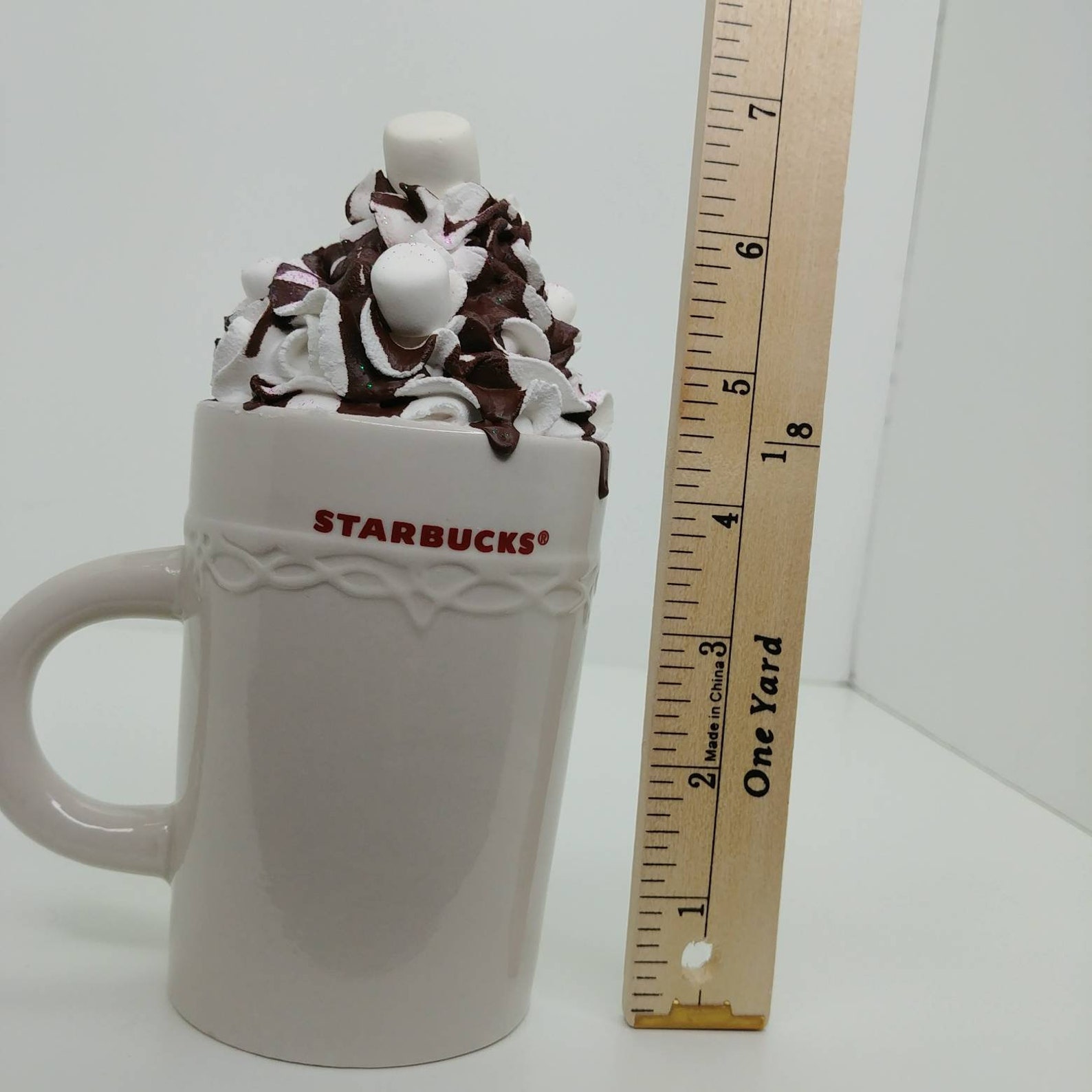 Fake Starbucks Hot Chocolate, Faux Hot Chocolate, Starbucks Mug, Winter ...