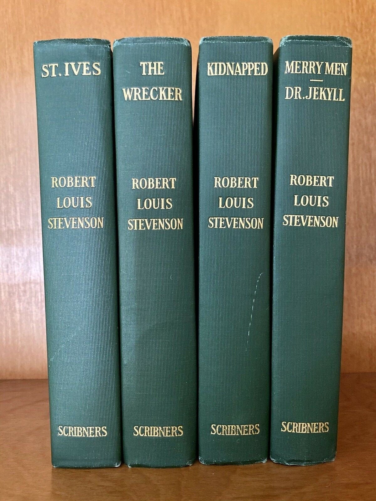Robert Louis Stevenson 4-book Set, Charles Scribner's Sons 1910 Edition ...