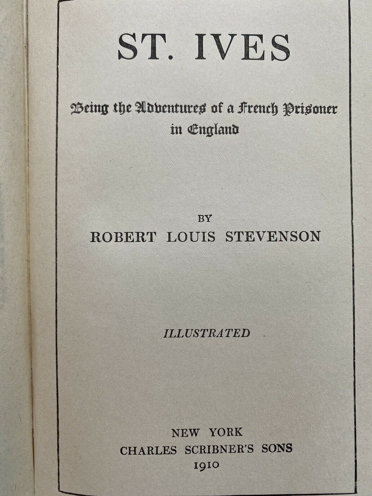 Robert Louis Stevenson 4-book Set, Charles Scribner's Sons 1910 Edition ...