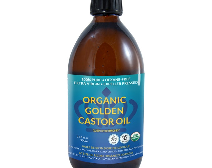 Organic Castor Oil 16 9oz 100 Pure Hexane Free Extra Virgin