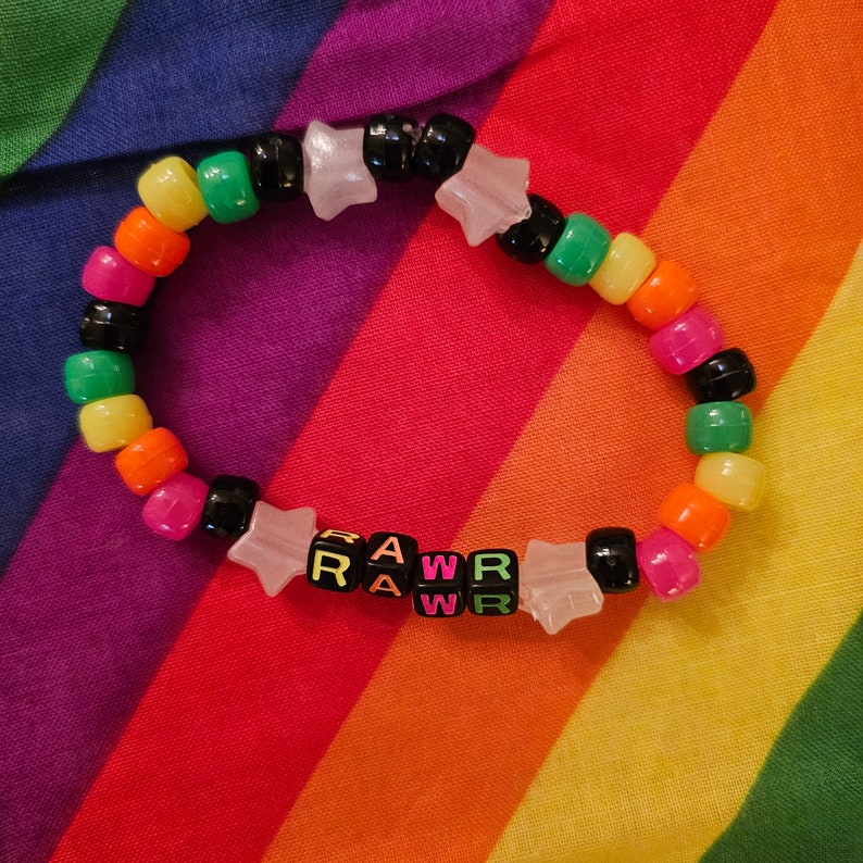 Colorful Fun Scenecore Retro Nostalgic Furry Emo Gamer Glow in the Dark ...