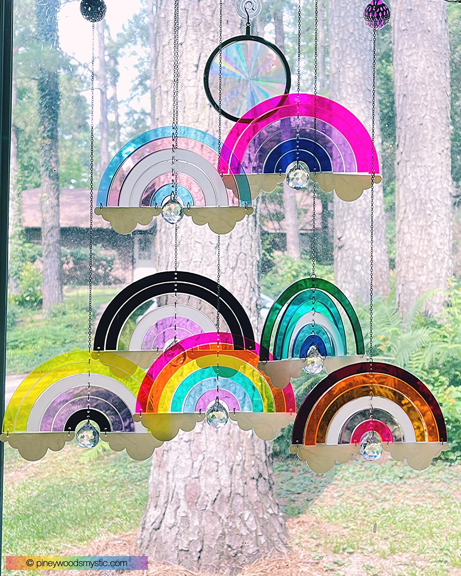 Rainbow Pride Sun Catcher With Prism - Etsy