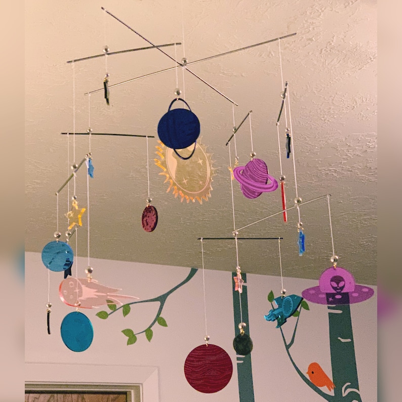Solar System Space Mobile - Etsy
