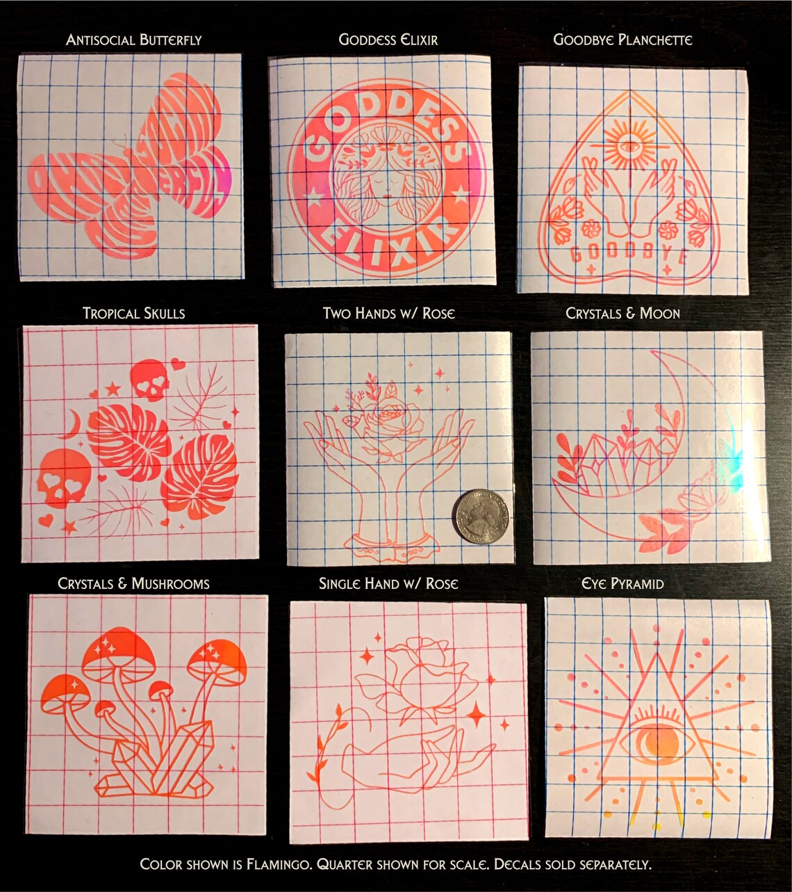 PICK THREE 3.5 Mystical and Esoteric Vinyl Decals - Etsy