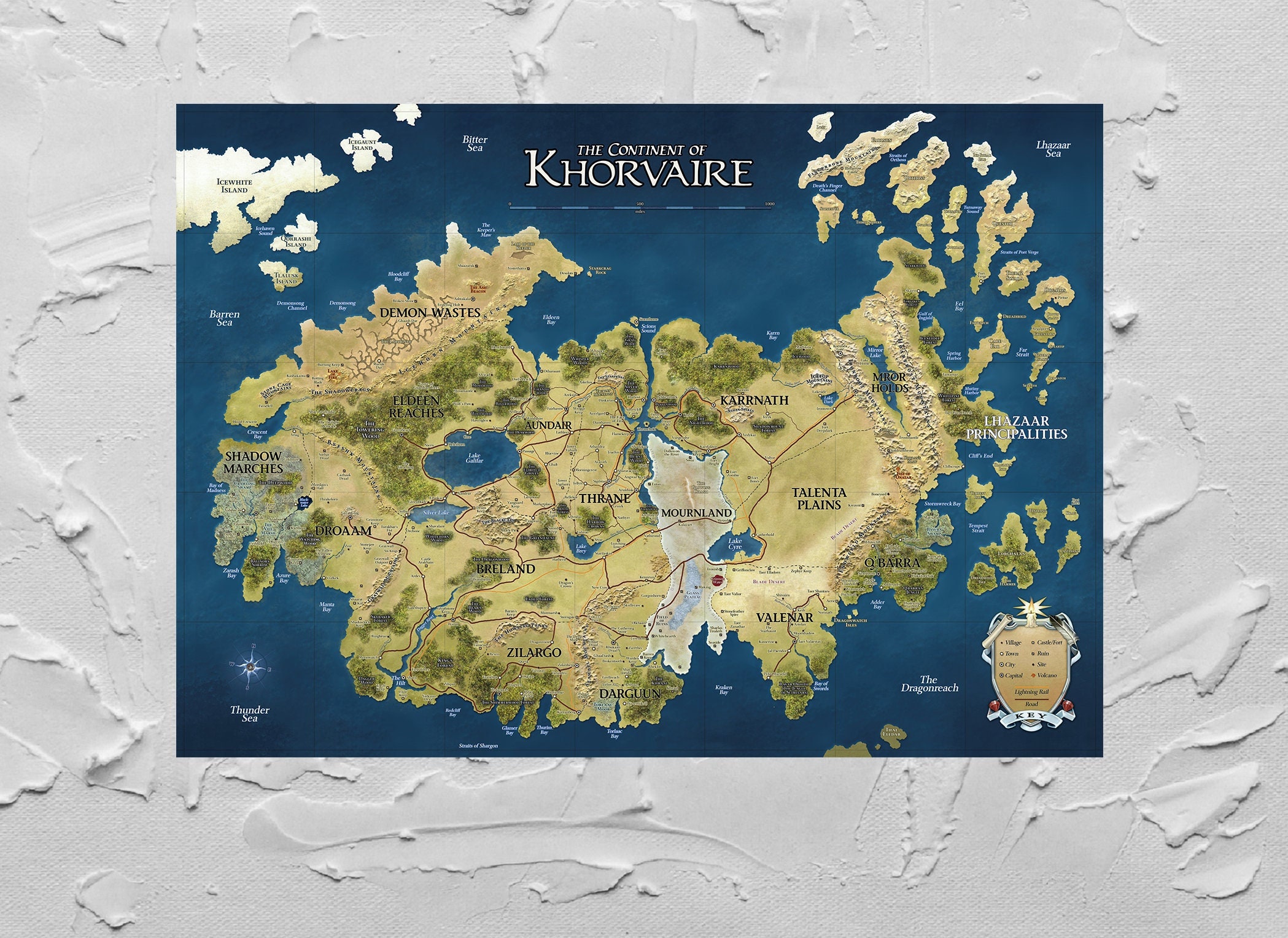 Golarion Map High Resolution