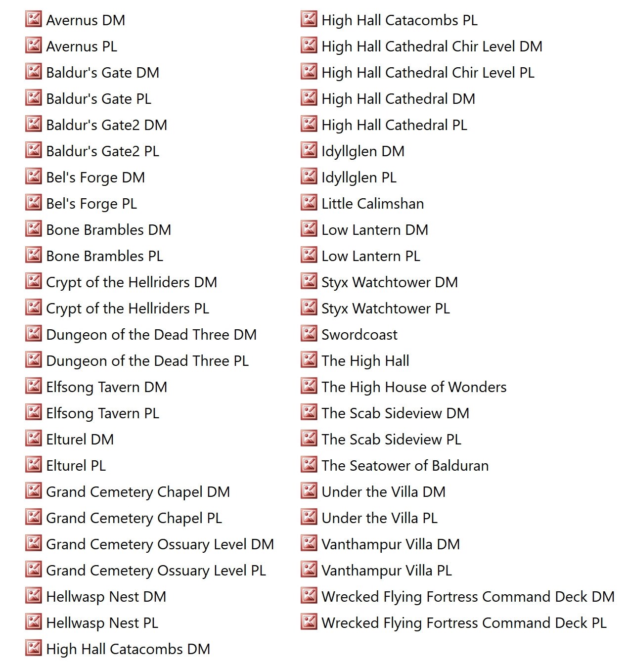 50 Baldur's Gate Descent Into Avernus Battle Map Prints Poster Maps ...