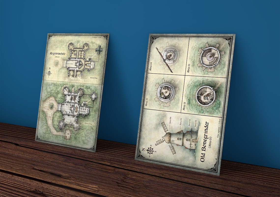 70 Curse of Strahd Poster Maps From the Adventure Book Printed on Thick ...