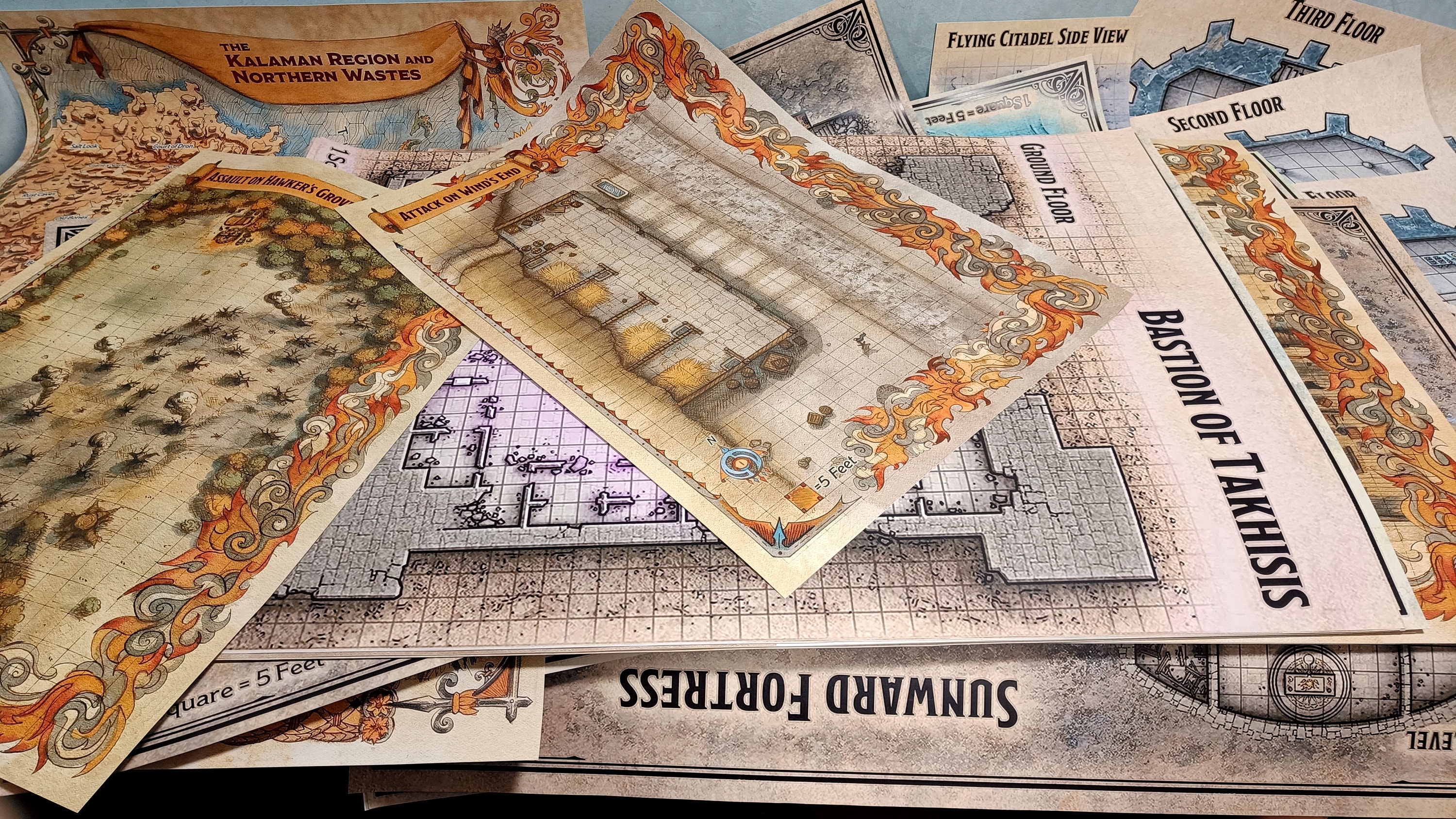 33 Full Size Dragonlance Sotdq Battlemap Prints Poster Maps From the ...