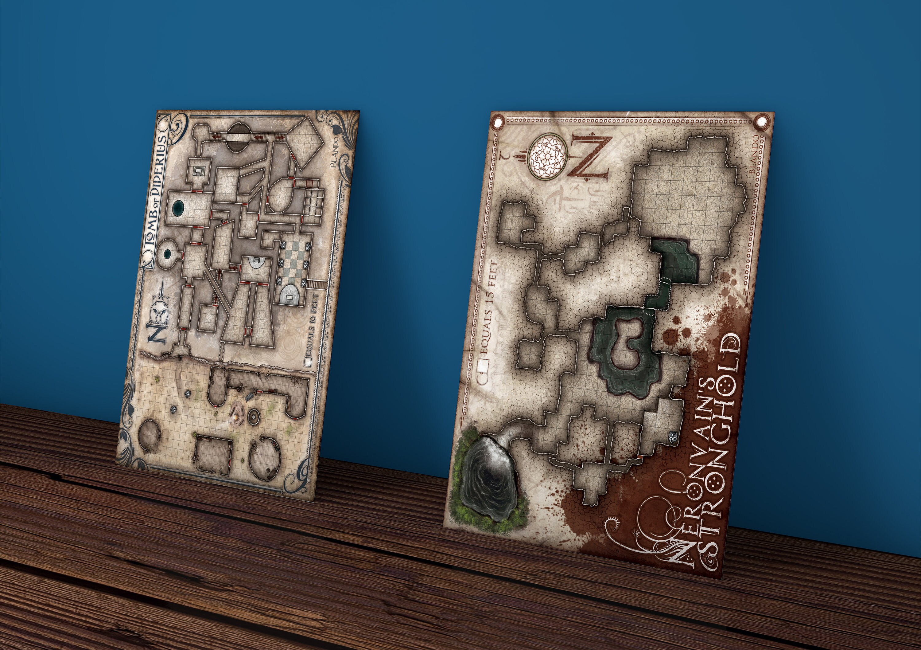 12 Rise of Tiamat Battle Map Prints Poster Maps From the Book Printed ...