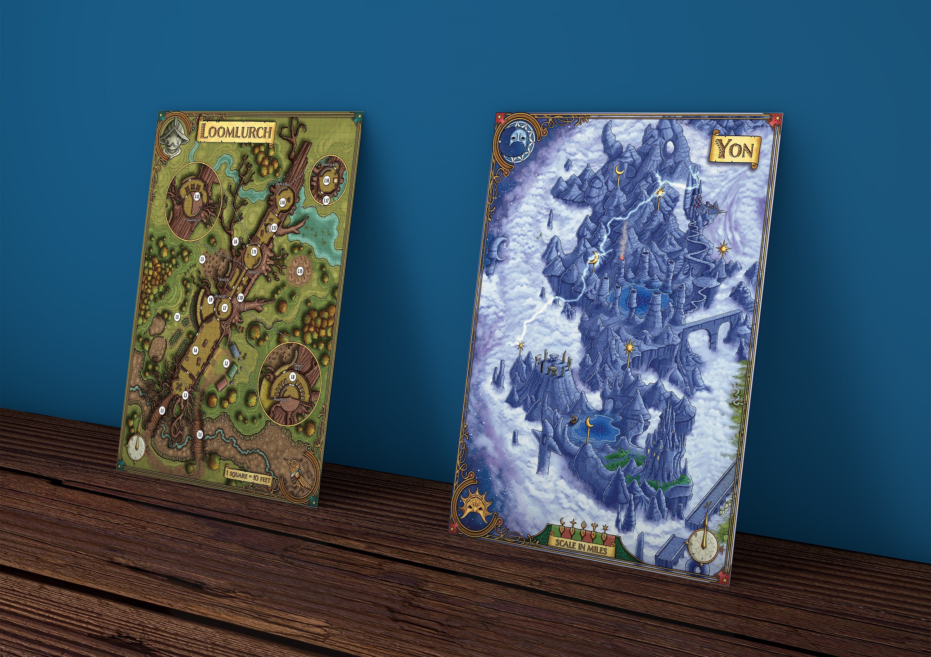 20 the Wild Beyond the Witchlight Battle Map Prints Maps From the ...