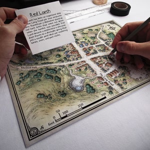 50 Princes of the Apocalypse Battle Map Prints Poster Maps From the ...