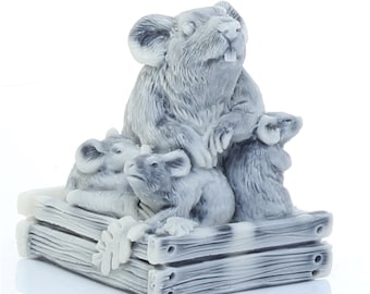 Rats Figurine | Etsy