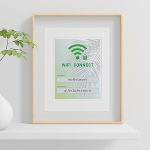 Printable Wi-fi Portrait Signs Instant Download Template Files Svg Pdf ...
