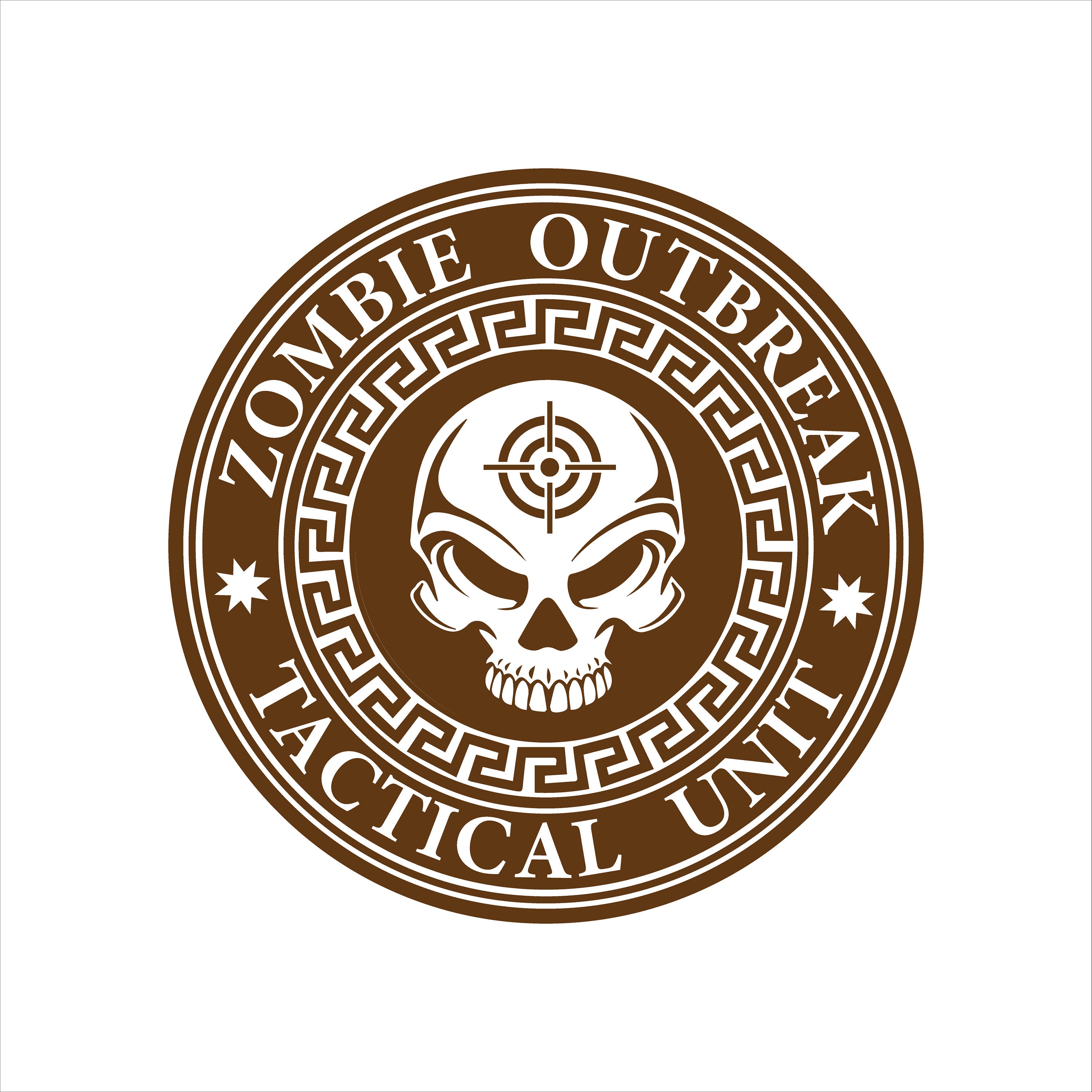 Zombie Outbreak Tactical Unit Dxf, Svg, Eps, Png Fun Art Vector Digital ...