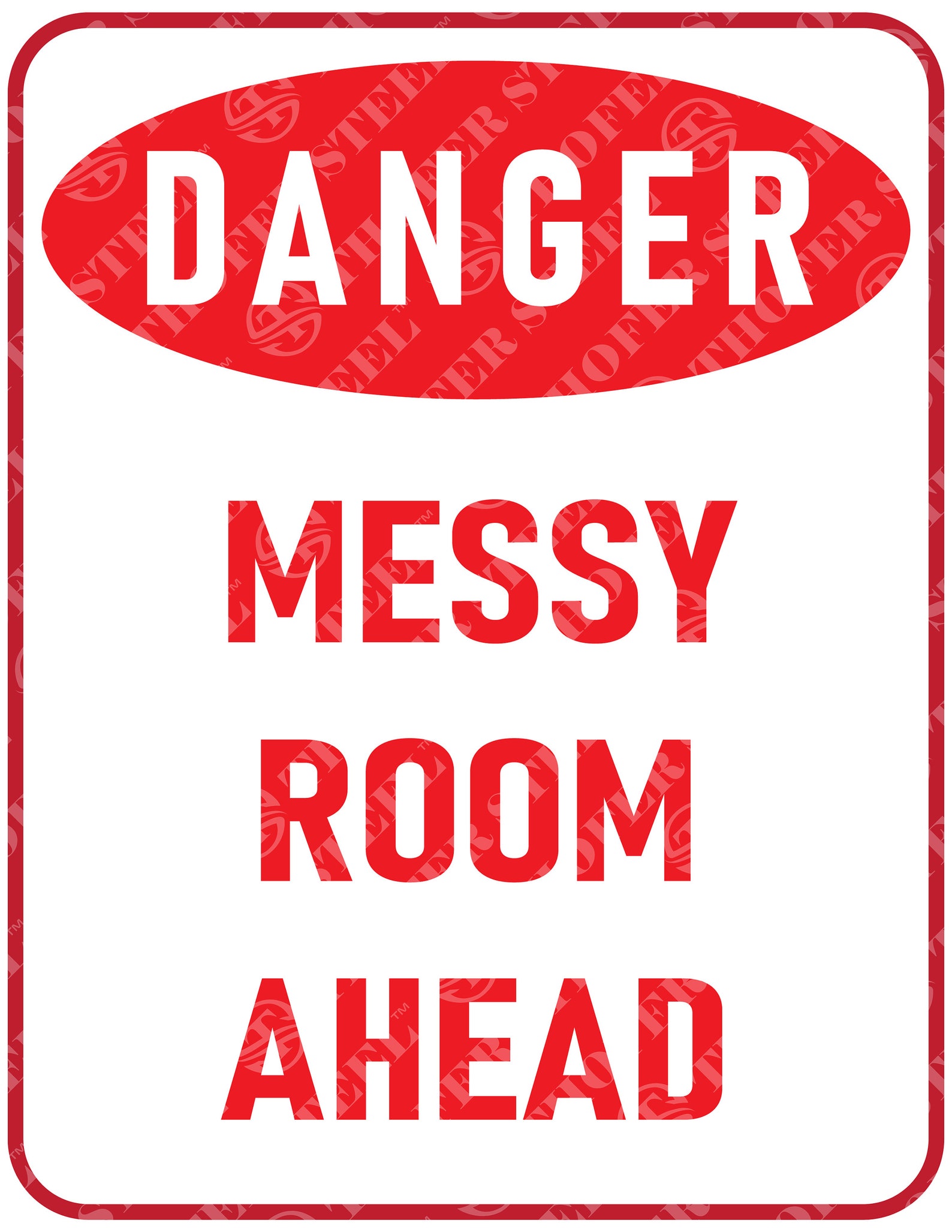 Printable Fun Signs Instant Download Template Files Stay Safe Warning ...