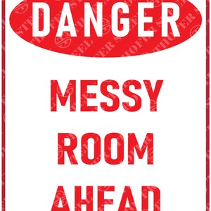 Funny Printable Warning Signs | Novelty Room Decor (PDF, PNG) - Etsy