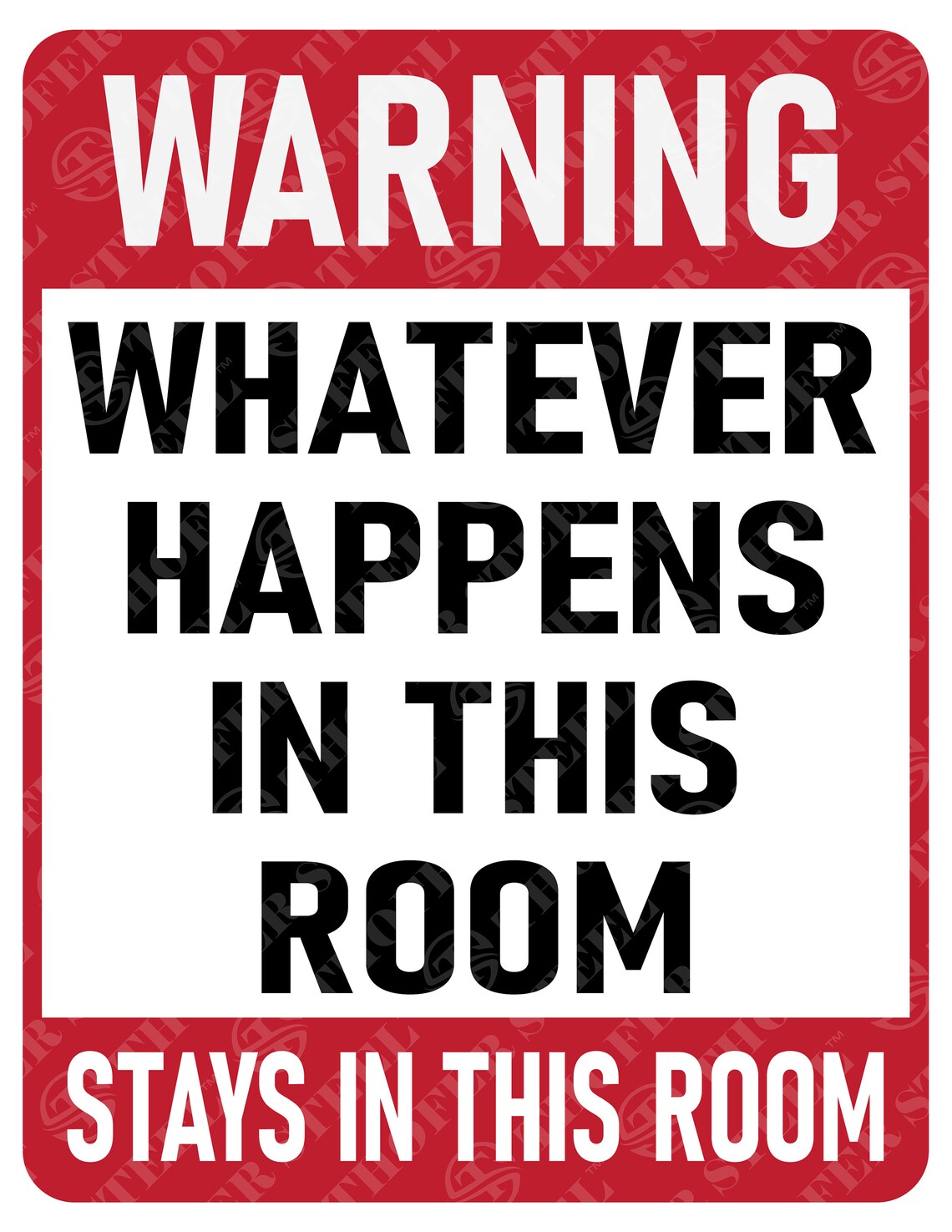 Printable Fun Signs Instant Download Template Files Stay Safe Warning ...