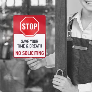 Printable No Soliciting Signs Instant Download Template Files Svg Pdf ...
