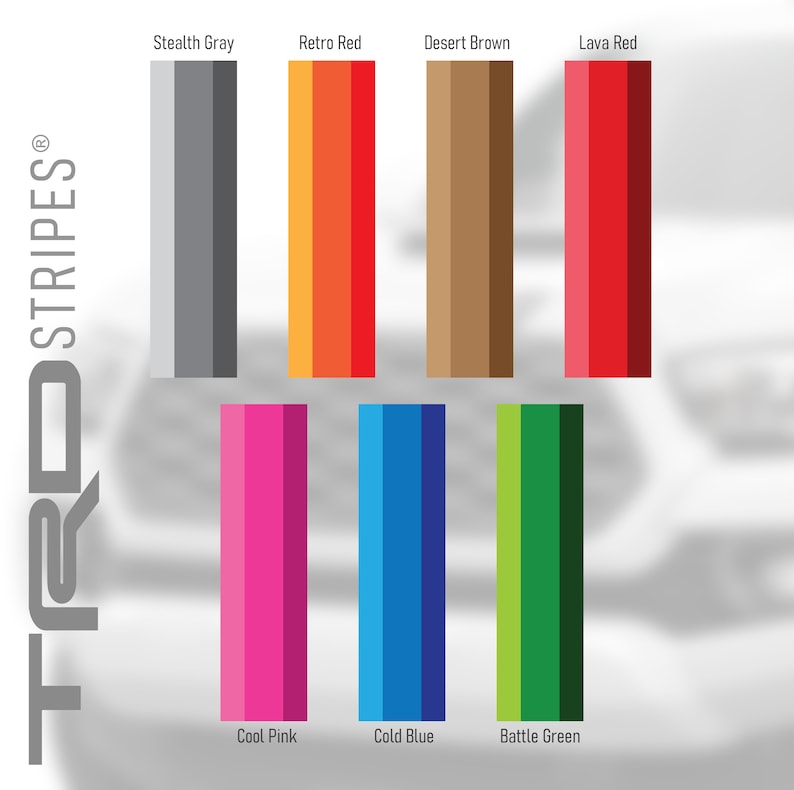 4runner Tacoma Tundra Vinyl Decal Toyota Style Heritage Classic Stealth ...